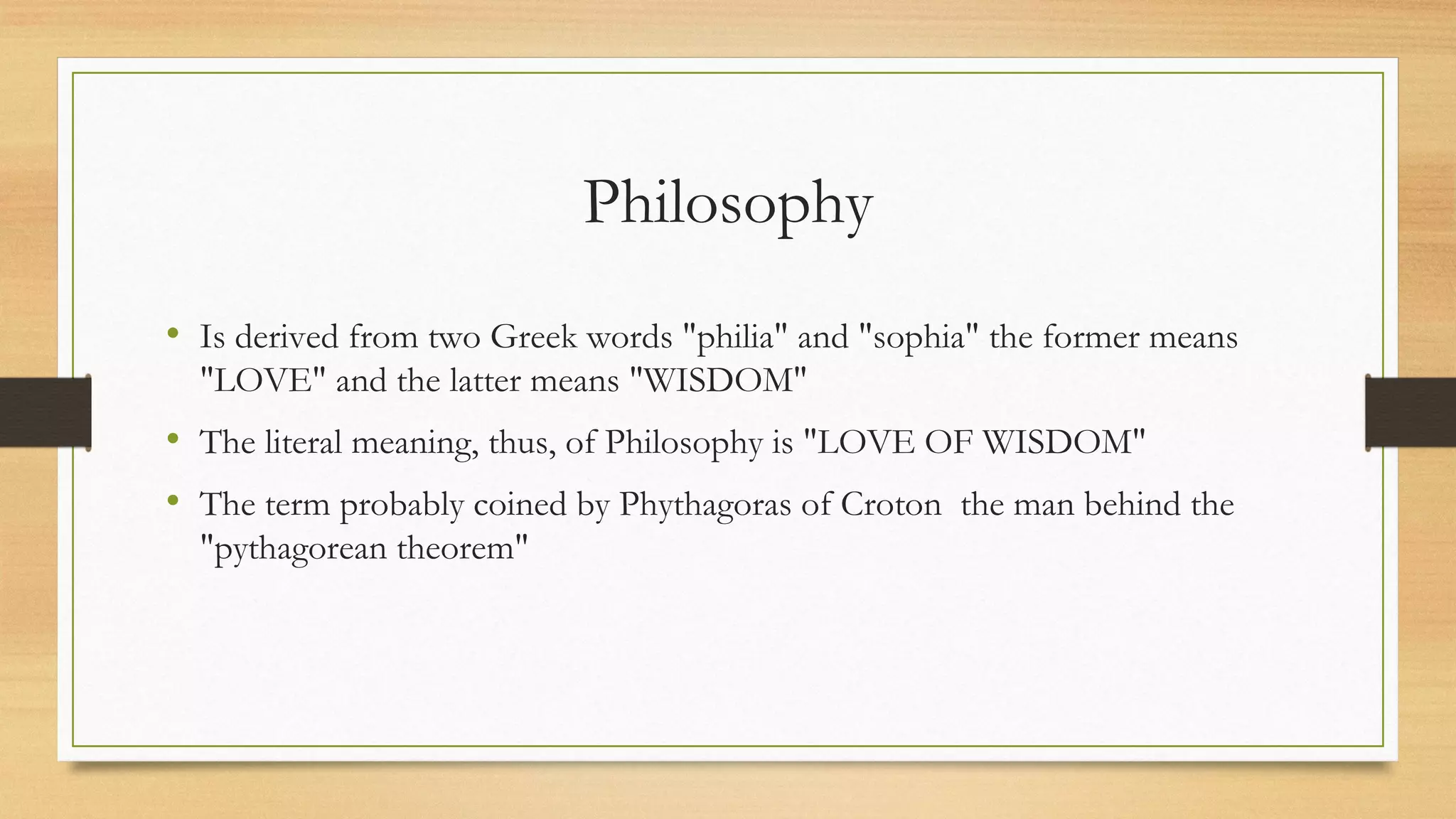 Philosophy | PPT