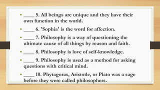 Philosophy | PPT