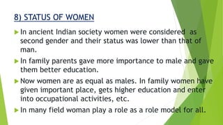 Characteristics of Indian Society | PPTX