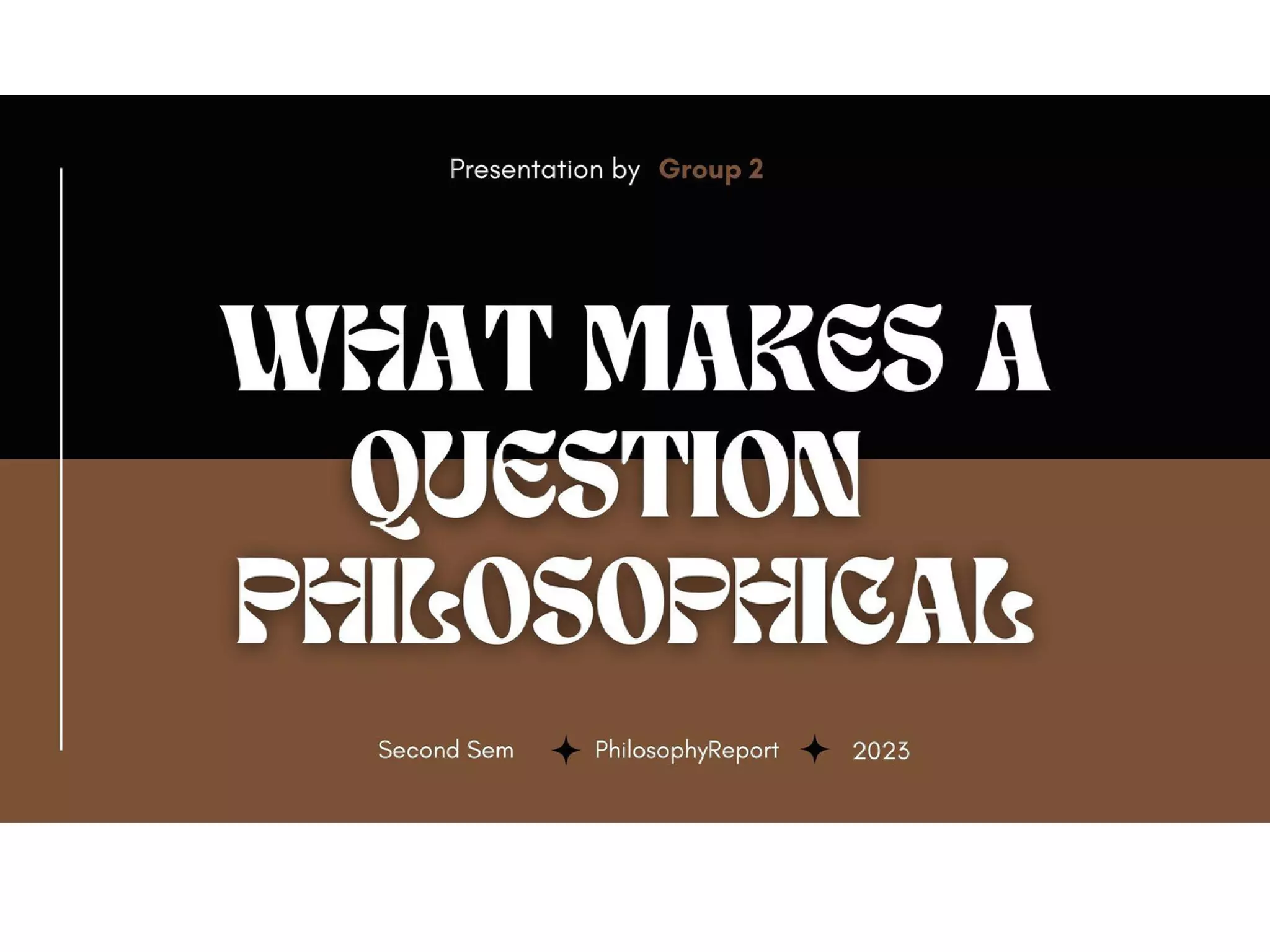 What Makes a Question Philosophical | PDF