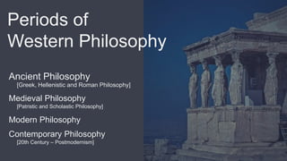 Philosophy introduction of western philosophy | PPTX