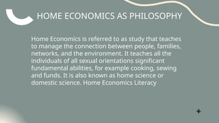 PHILOSOPHY about Home Economics as .pptx