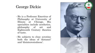 Philosophy - the aesthetic attitude and the sublime | PPT