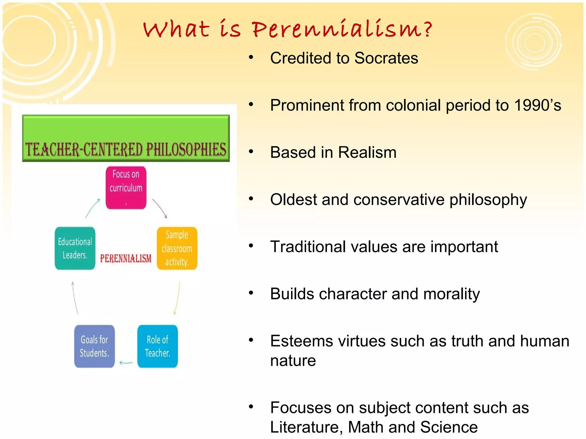 Philosophy and curriculum | PPT