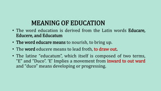 Philosophy and Education | PPT