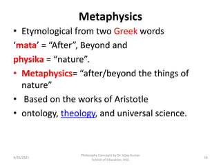 Philosophy and ethics of research basic concepts by dr vijay kumar ...