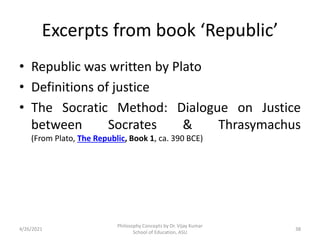 Philosophy and ethics of research basic concepts by dr vijay kumar ...