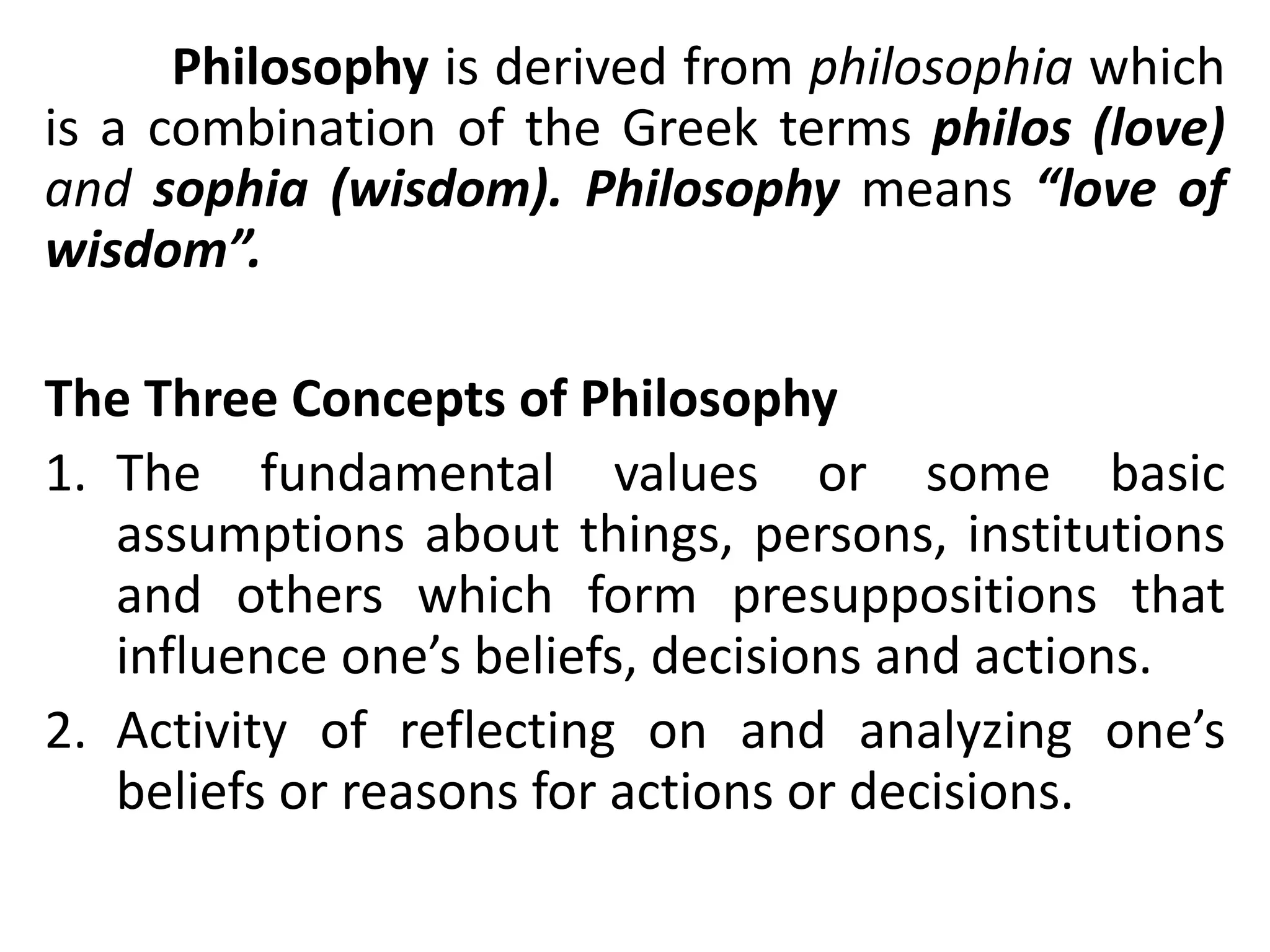 Introduction to Philosophy and the Human person | PPTX