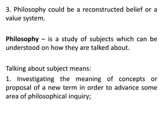 Introduction to Philosophy and the Human person | PPTX