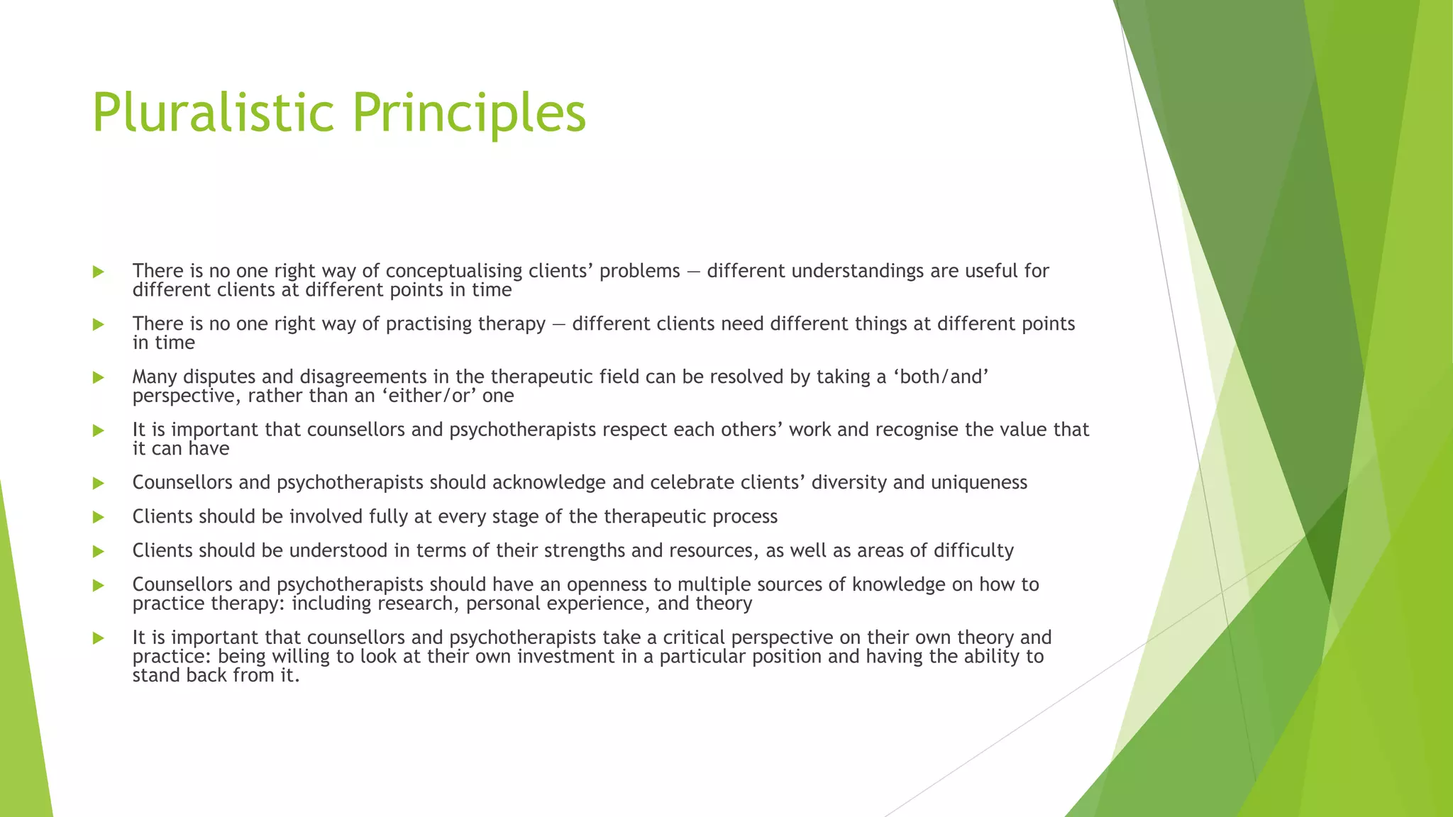 My Philosophy, Pluralistic Philosophy & Transactional Analysis | PPT