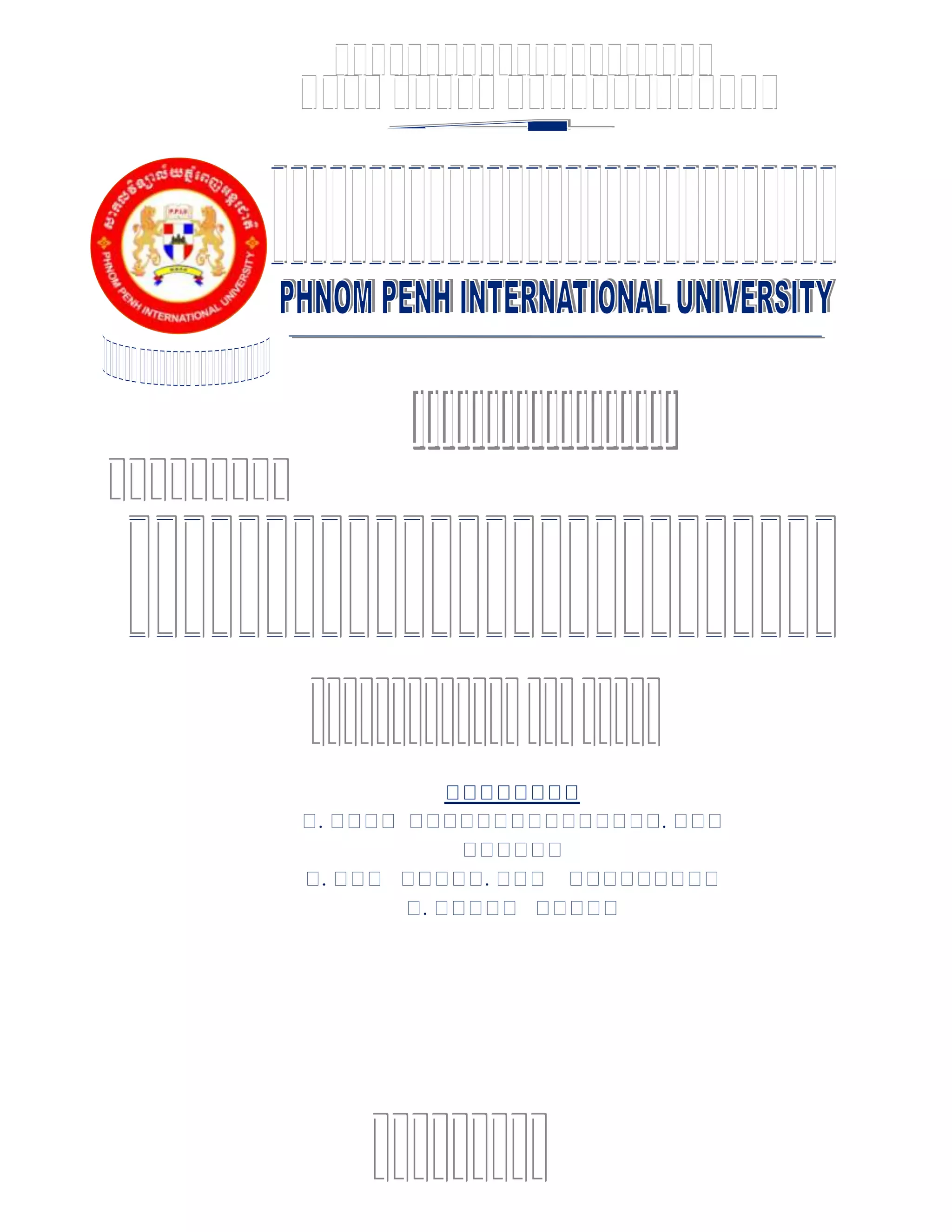 Youth in social of cambodia | DOCX