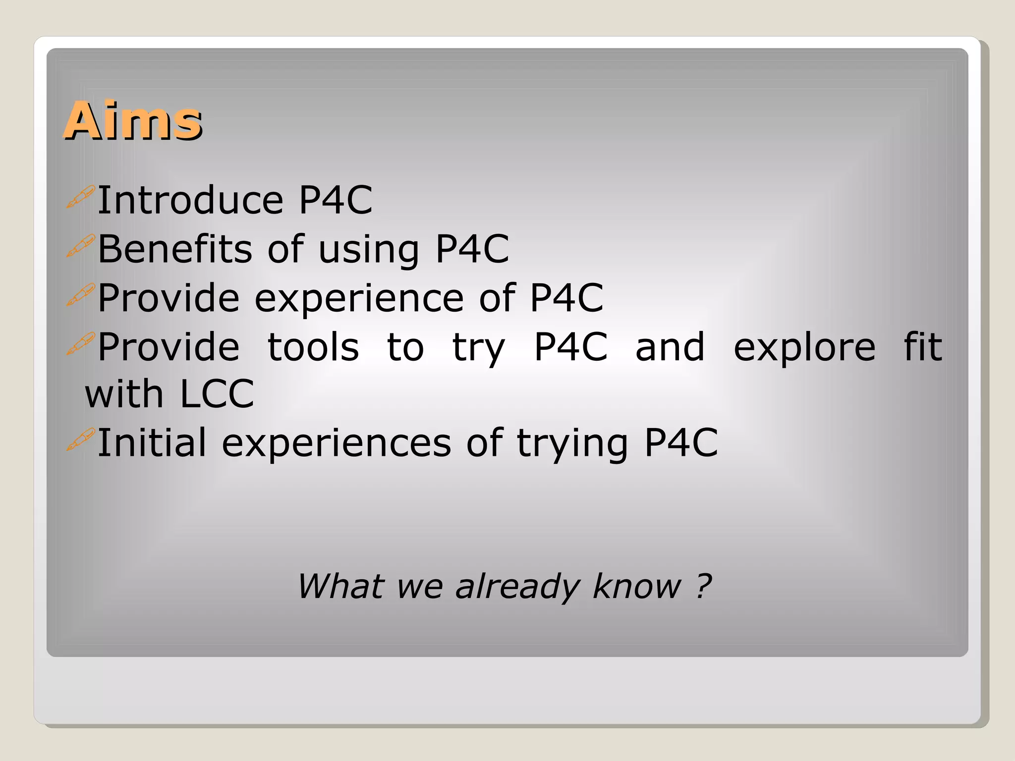 Philosophy for children (p4c) | PPT