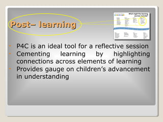 Philosophy for children (p4c) | PPT