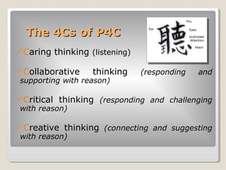 Philosophy for children (p4c) | PPT
