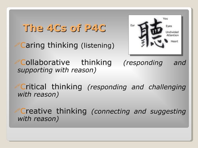 Philosophy for children (p4c) | PPT | Primary Education | Education