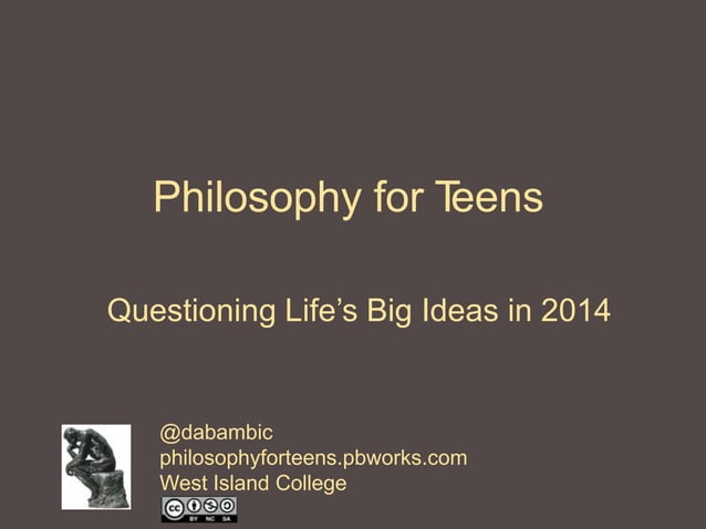 Philosophy for Teenagers | PPT