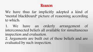 Thought and Reason | PPTX