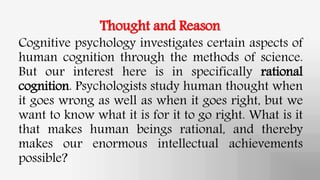 Thought and Reason | PPTX
