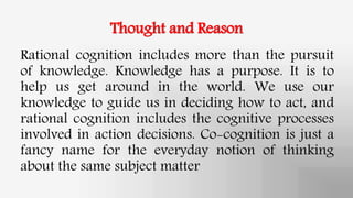 Thought and Reason | PPTX