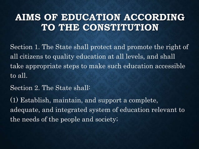 Philosophy in Philippine Education | PPTX | Primary Education | Education