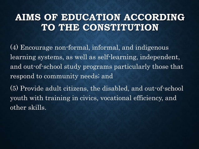 Philosophy in Philippine Education | PPTX | Primary Education | Education