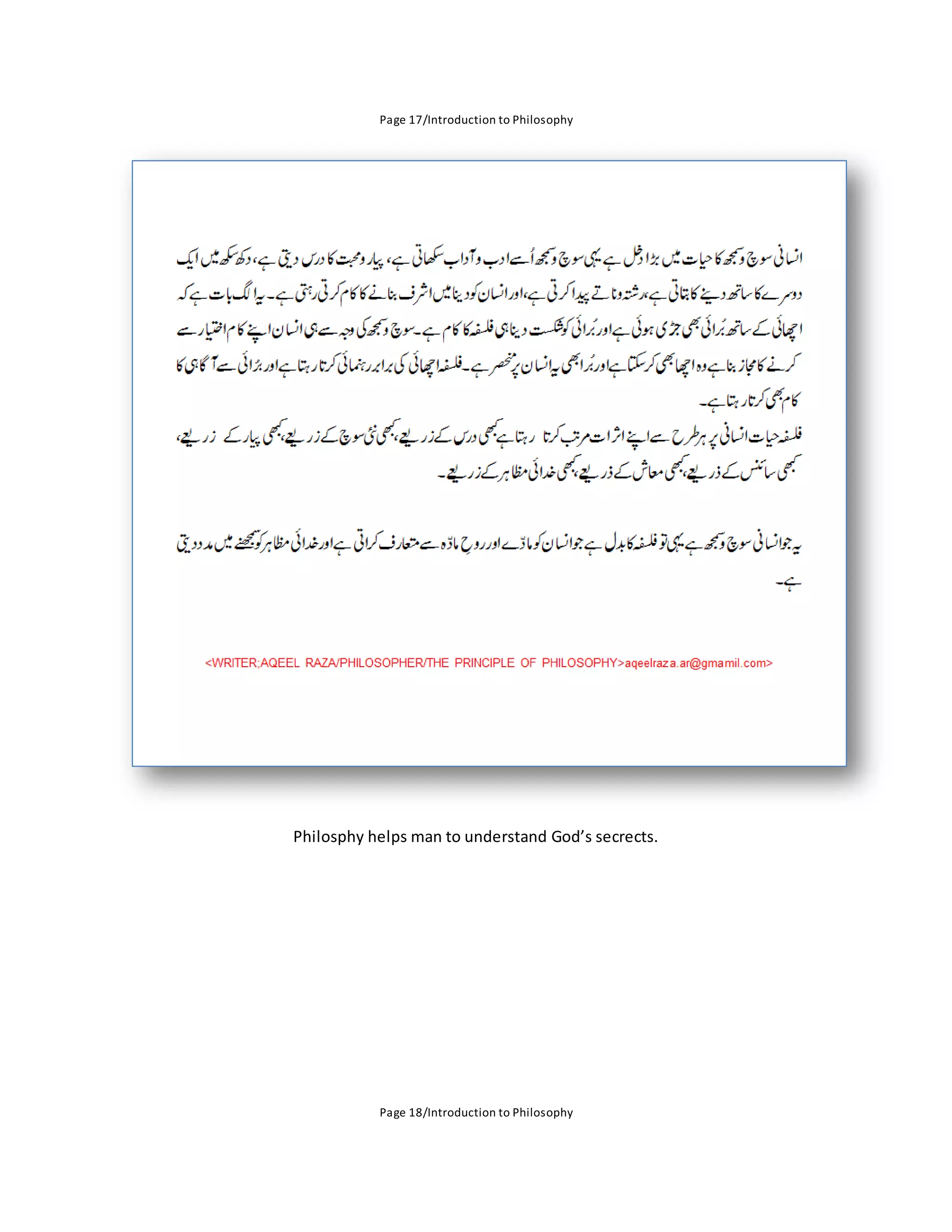 THE PRINCIPLE OF PHILOSOPHY | PDF