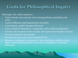 Philosophy In The Classroom | PPT