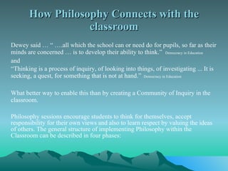 Philosophy In The Classroom | PPT