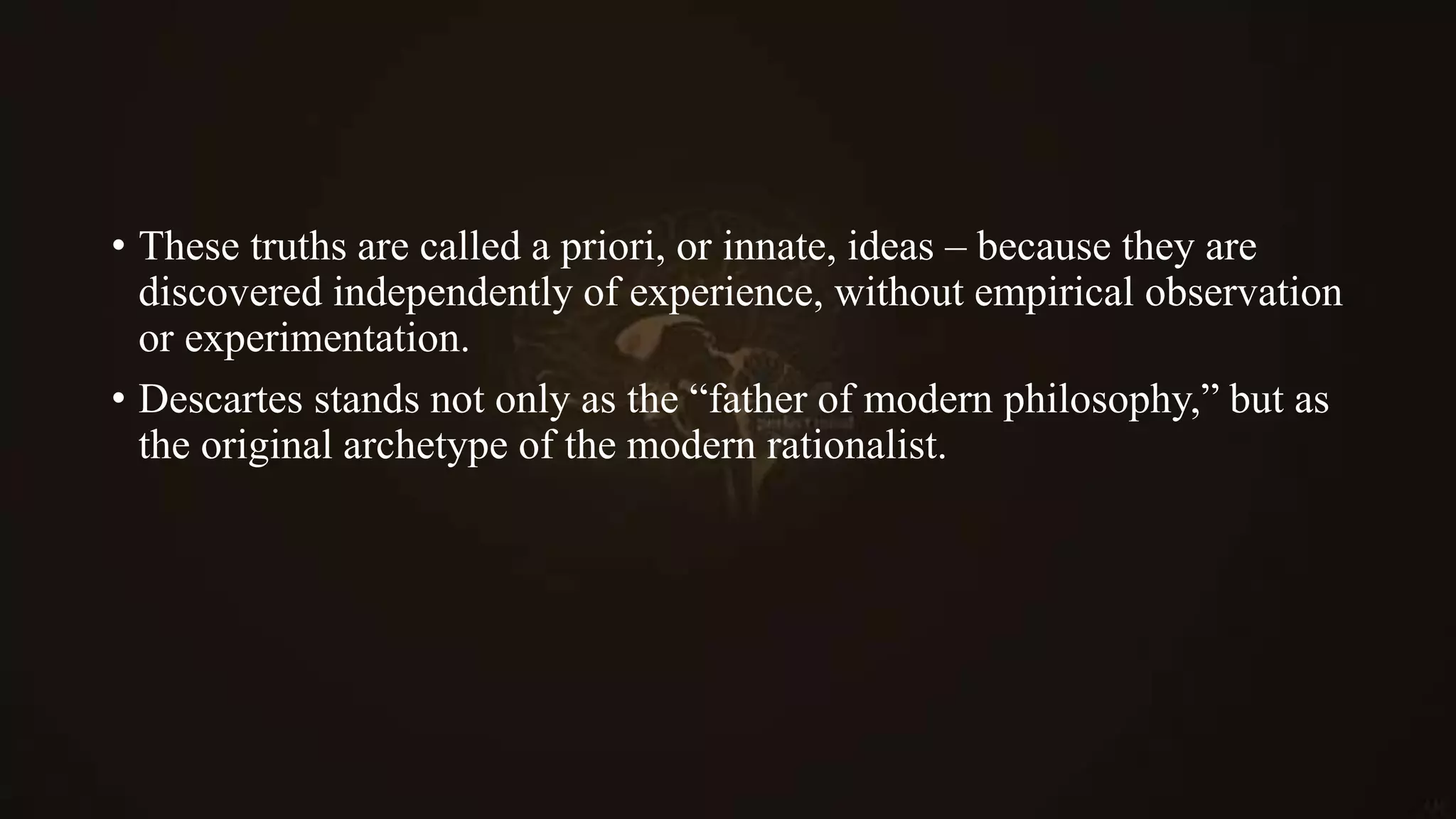 Empiricism and Rationalism | PPTX