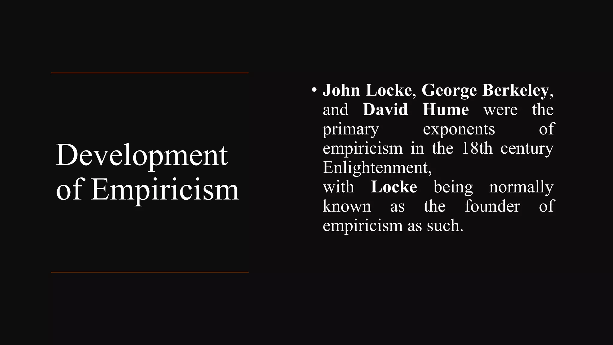 Empiricism and Rationalism | PPTX