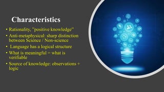 Logical positivism and Post-positivism | PPTX