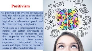 Logical positivism and Post-positivism | PPTX