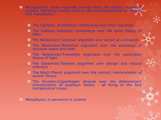 Philosophy math and science curriculum | PPTX