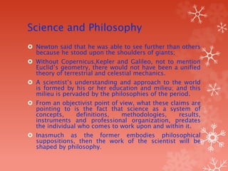 Philosophy math and science curriculum | PPTX