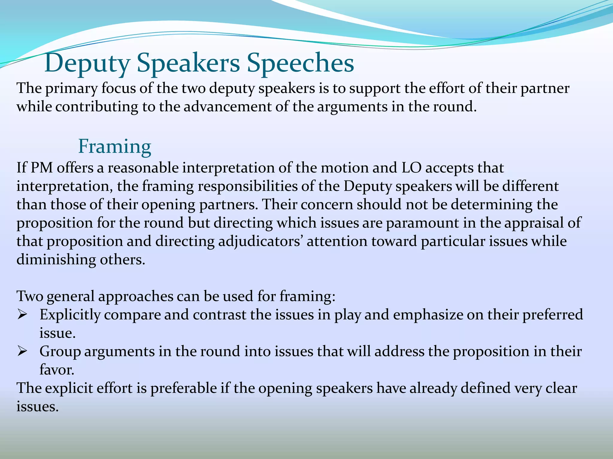 Philosophy of debating & argumentation | PPTX