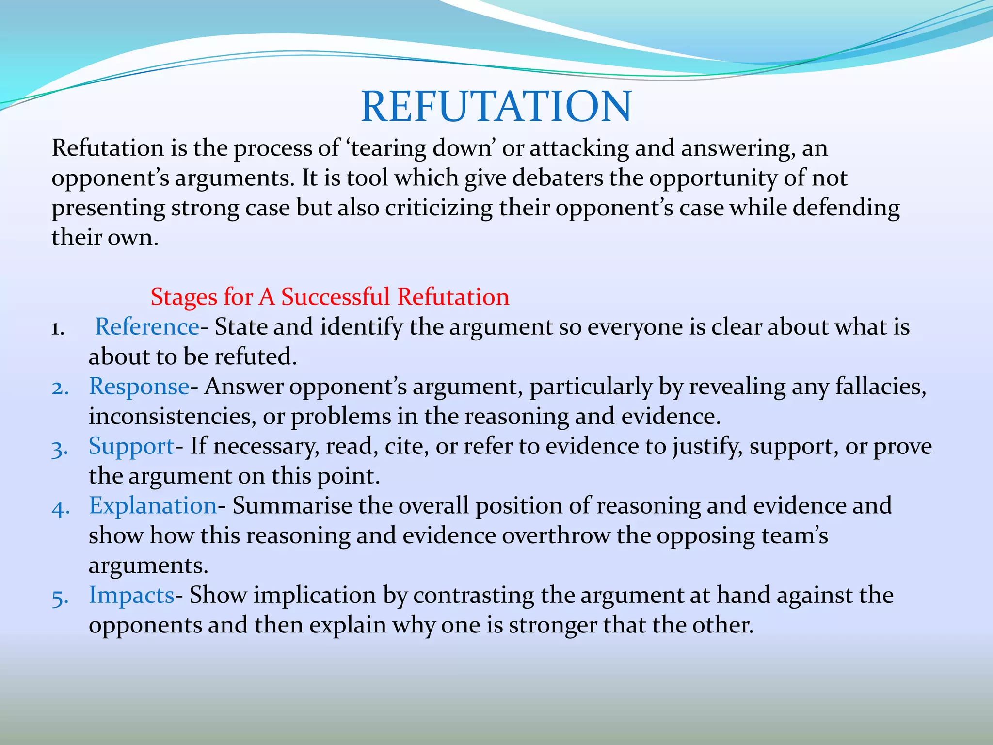 Philosophy of debating & argumentation | PPTX