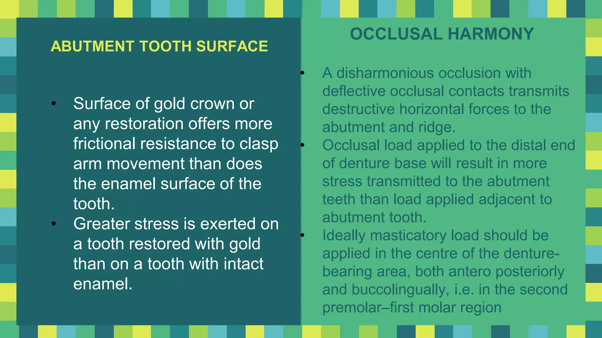 Philosophy of RPD design | PPTX