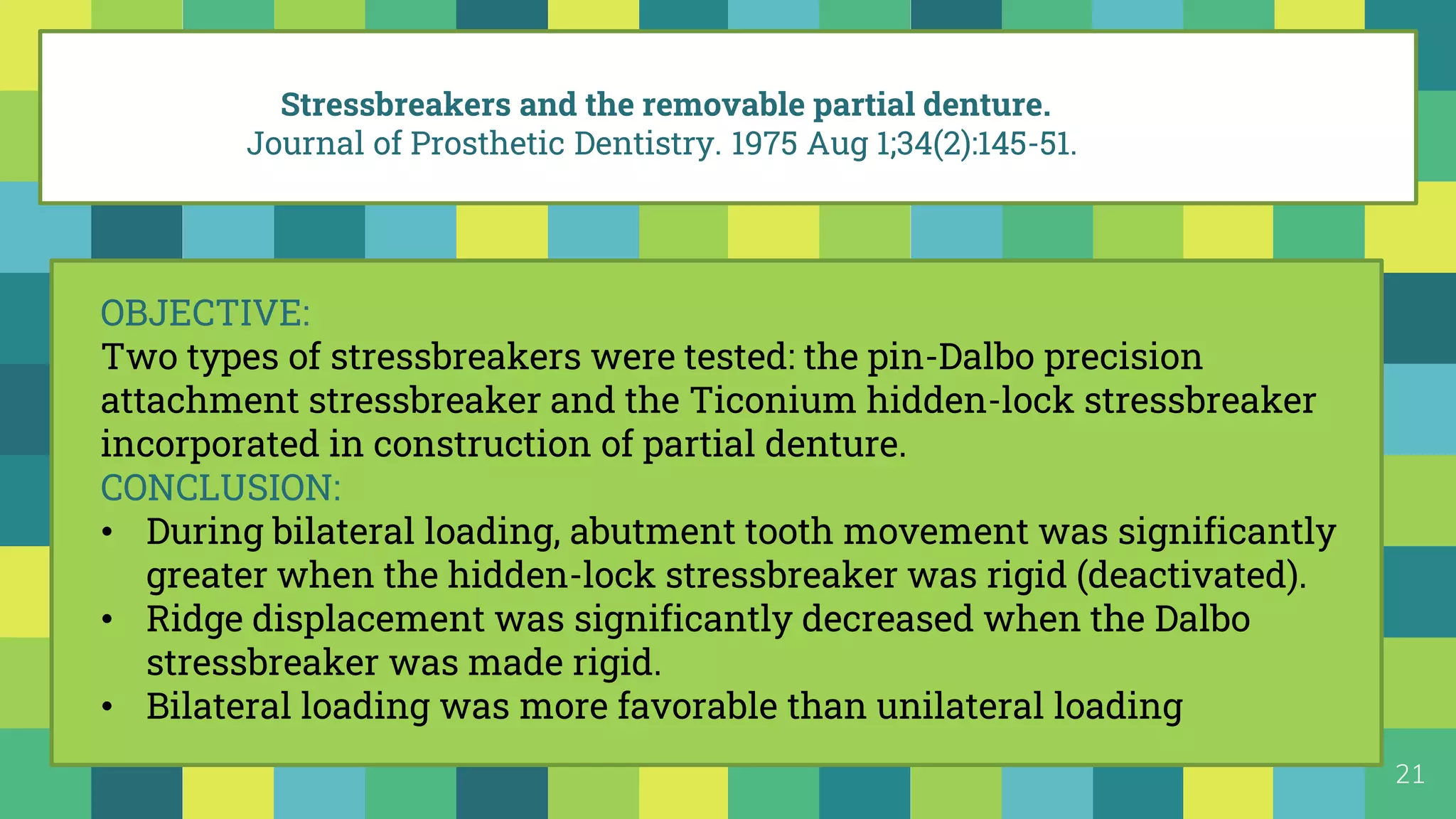 Philosophy of RPD design | PPTX