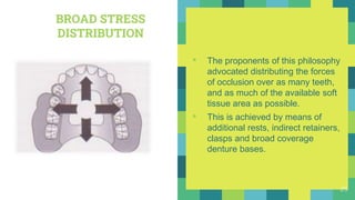 Philosophy of RPD design | PPTX