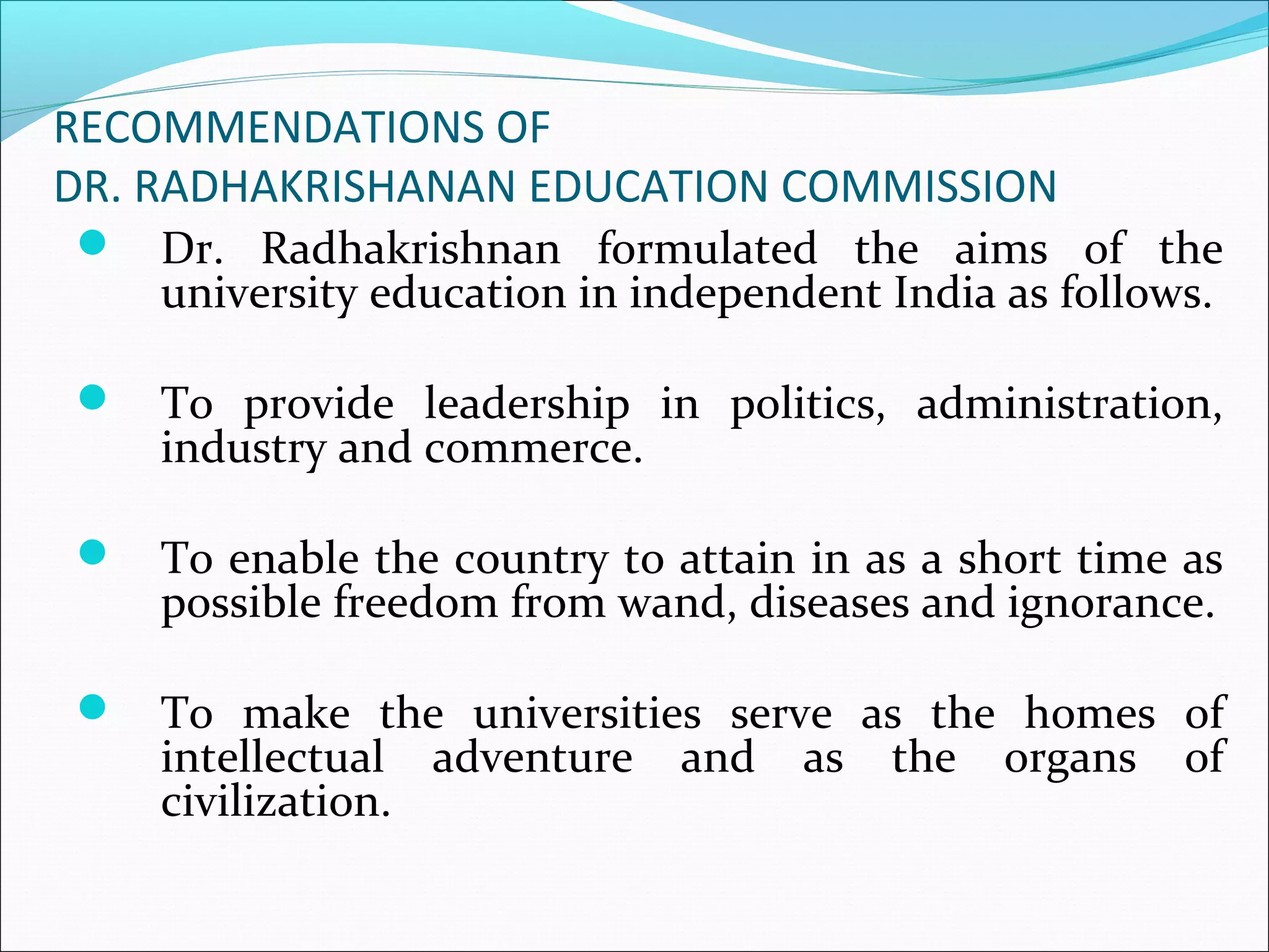 Philosophy of dr. radhakrishanan | PPT
