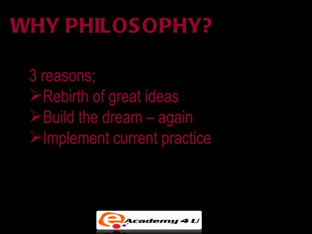 Philosophy of early childhood education 1 | PPT