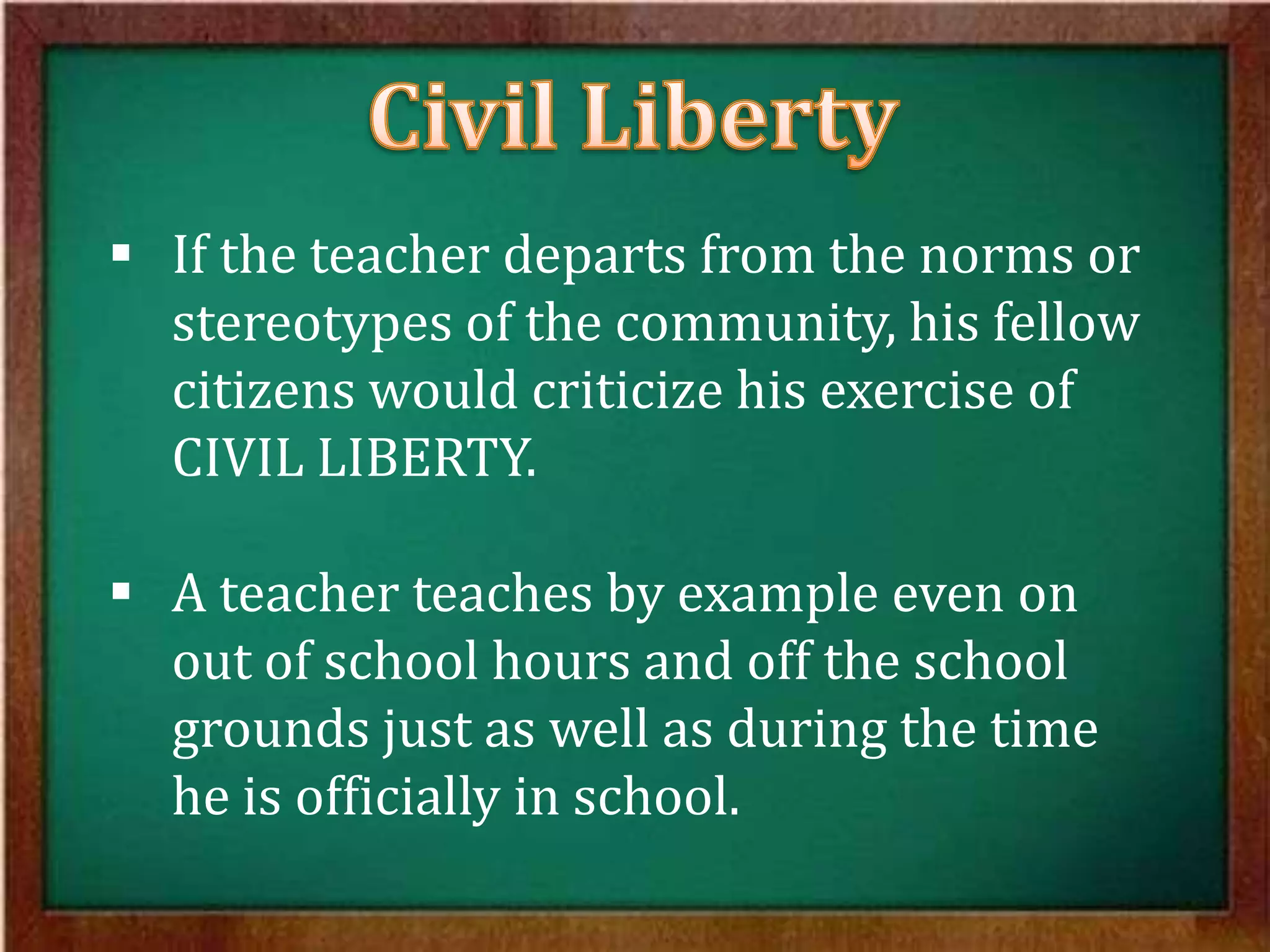 Academic Freedom and Civil liberty in Education | PPTX