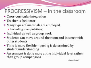 Progressivism In The Classroom