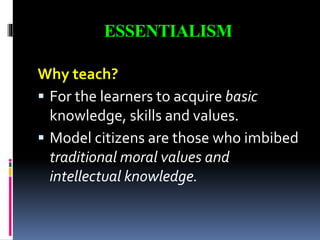 Philosophy of education | PDF