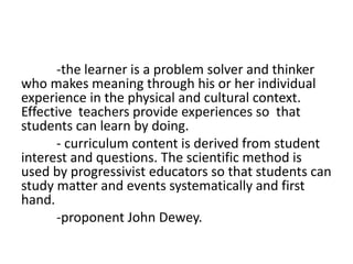 Philosophy of education | PPT