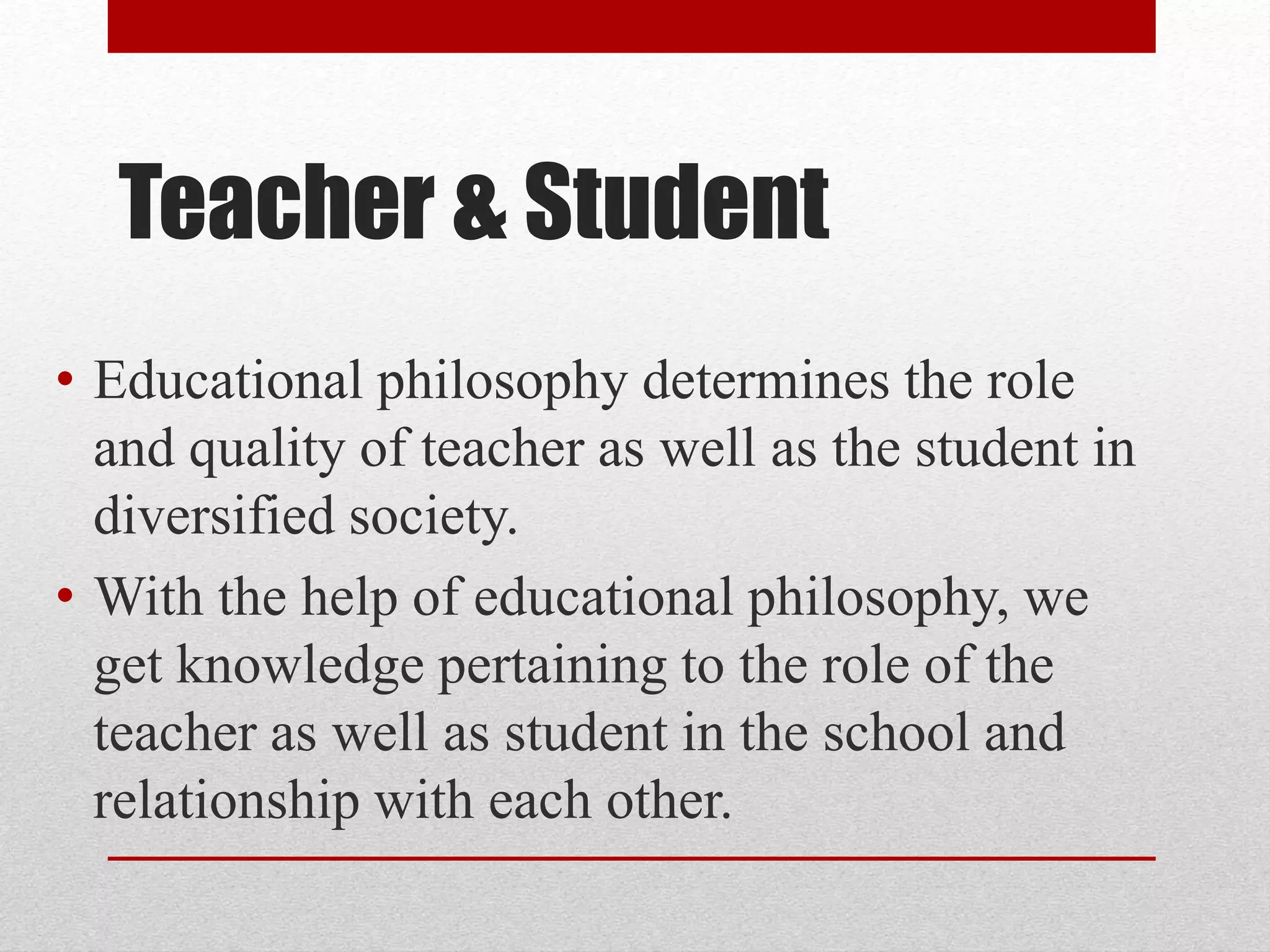 Philosophy of education | PPTX