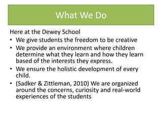 Philosophy of education progressivsm | PPT