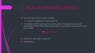 PHILOSOPHY OF ETHICS | PPTX