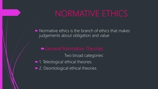 PHILOSOPHY OF ETHICS | PPTX
