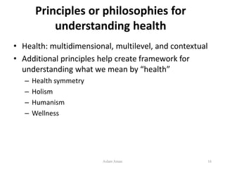 Philosophy of Health Education | PDF